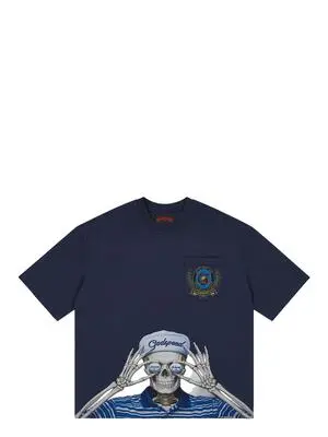 GODSPEED Golf Days Pocket Tee 'navy - Blue