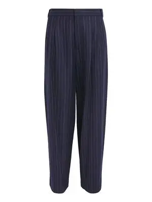 Rag & Bone Wool-blend Lawrence Trousers - Navy