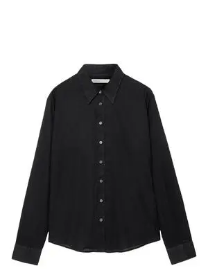 ALLSAINTS Cotton Voile Simone Blouse - Black