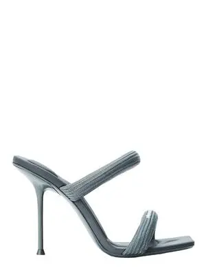 Alexander Wang Julie 105mm Nylon Tubular Sandal - Grey
