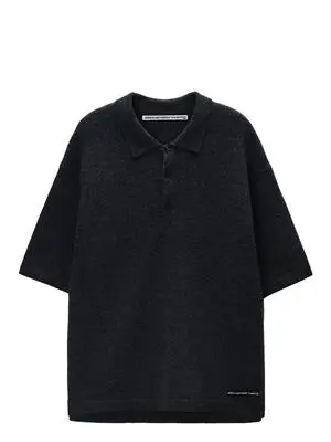 Alexander Wang Wool Polo Shirt - Charcoal