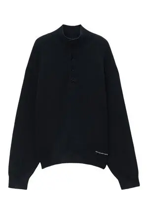 Alexander Wang Turtleneck Henley - Black