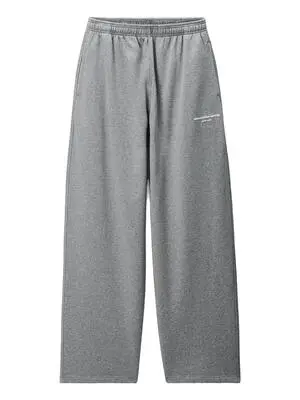 Alexander Wang Logo Print Mid-rise Oversized Sweatpant - Sidewalk