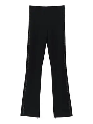 Alexander Wang Debossed Logo Fitted Pant - Black