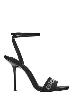 Alexander Wang Julie 105mm Billboard Sandal - Black