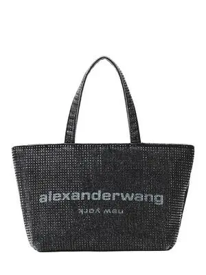 Alexander Wang Punch Crystal Mini Tote - Grey Aged