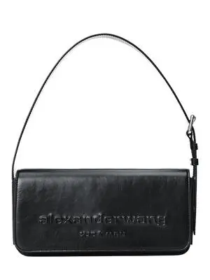 Alexander Wang Punch Flap Shoulder Bag - Black