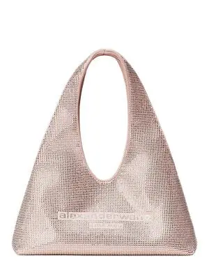 Alexander Wang Pike Mini Hobo W/ Crossbody Strap - Rose Beige