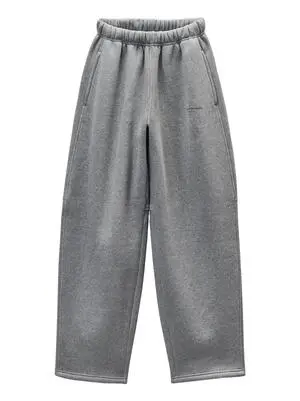 Alexander Wang Crystal Hotfix Mid-rise Sweatpant - Sidewalk