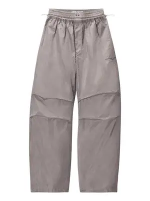 Alexander Wang Boxer Waist Mid-rise Track Pant - Grey