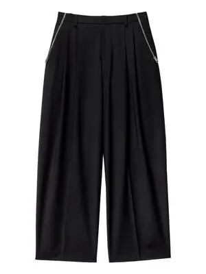 Alexander Wang Tropical Wool Tailored Pant - Black