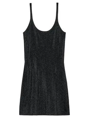 Alexander Wang Crystal Hotfix Dress - Black