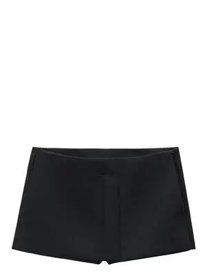 Alexander Wang Mid-rise Mini Skort - Black