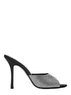 Alexander Wang Cher 105mm Mule - Black/silver