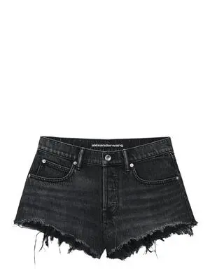 Alexander Wang Crystal Pocket Relaxed Short - Grey Aged