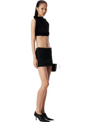 Alexander Wang Frame Mini Skirt - Black