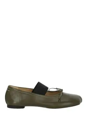 MAISON MARGIELA Anatomic Ballet Flats With Numeric Logo - Green
