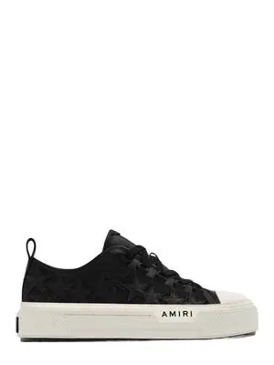 Amiri Stars Court Sneakers - Black