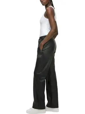 Karl Lagerfeld X Pietro Terzini Slogan-print Track Pants - Black