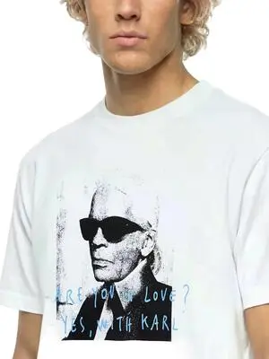 Karl Lagerfeld X Pietro Terzini Relaxed Karl T-shirt - White
