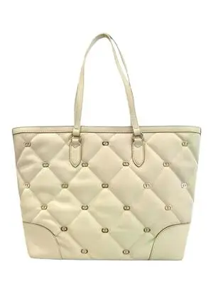 TWINSET Quilted Logo-plaque Shoulder Bag
