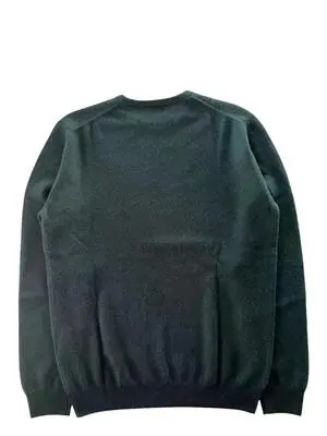 BALDININI Crew-neck Fine-knit Sweater - Green