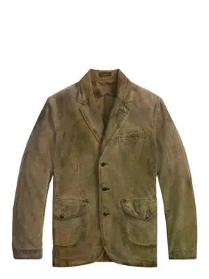 Ralph Lauren Corduroy Elbow-patch Cotton Blazer - Brown