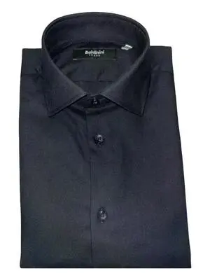 BALDININI Button-up Cotton Shirt - Black