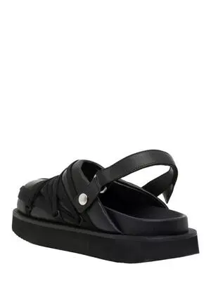 Rick Owens Padded Megalace Mules - Black