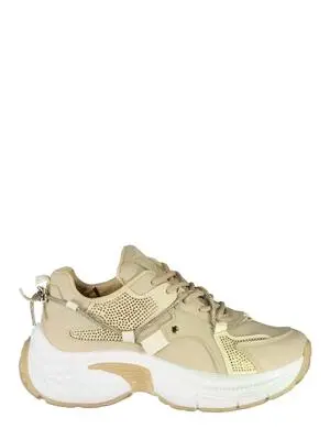 LAURA BIAGIOTTI Crystal-embellished Chunky-sole Sneakers - Neutrals