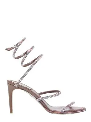 Rene Caovilla 105mm Cleo Sandals - Brown