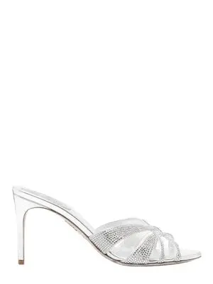 Rene Caovilla 80mm Dania Sandals - Silver