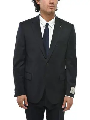 Corneliani Notched-lapel Single-breasted Suit - Blue