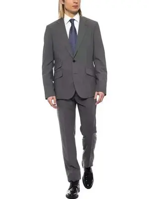 BILLIONAIRE Slim-fit Single-breasted Suit - Grey