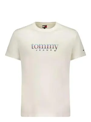 Tommy Hilfiger Logo-print T-shirt - Neutrals
