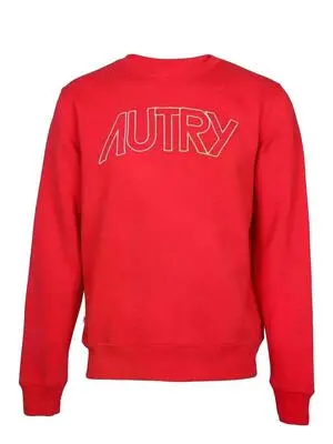 AUTRY Logo-embroidered Sweater - Red