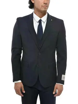 Corneliani Three-piece Single-breasted Suit - Blue