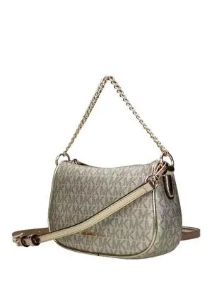 MICHAEL KORS Monogram-print Metallic Tote Bag