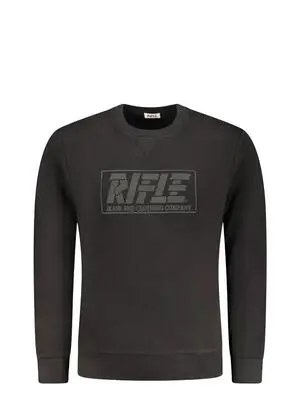RIFLE Crew-neck Sweatshirt Black