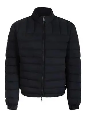 Add Quilted Zip-up Jacket - Blue
