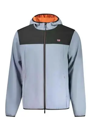 NORWAY 1963 Colour-block Hooded Jacket - Blue