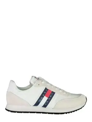 Tommy Hilfiger Suede-panelled Sneakers - White