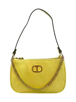 TWINSET Logo-plaque Shoulder Bag - Yellow
