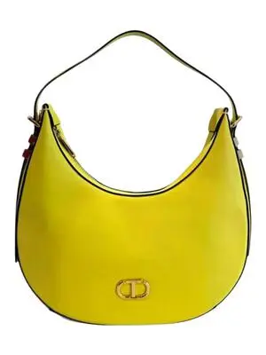 TWINSET Logo-plaque Curved Shoulder Bag