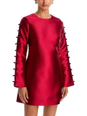 SIMKHAI Fiora Bow Sleeve Mini Dress