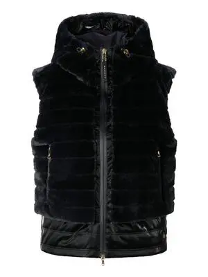 Bogner Bogner Manda Faux Fur Down Vest Black