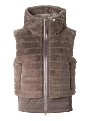Bogner Bogner Manda Faux Fur Down Vest Hazel