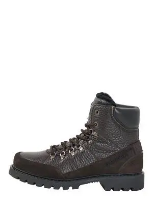 Bogner Helsinki Lace-up Boots With Spikes - Dark Brown