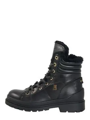Bogner St. Moritz Lace-up Boots With Spikes - Black
