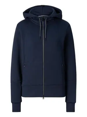 Bogner Nada Cotton Hoodie Jersey Jacket - Navy